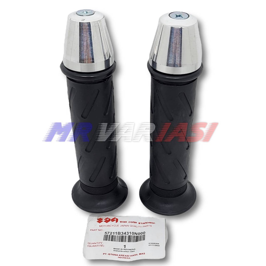 Jual paket grip handgrip + jalu stang chrome jalu universal bisa semua ...