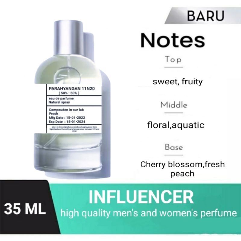 Jual Parfum Influencer/Parfum Pria Dan Wanita (35ml) | Shopee Indonesia