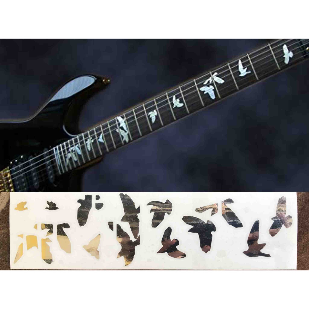 Jual Sticker Inlay Birds in Flight Fretboard Akustik Elektrik Accoustic ...