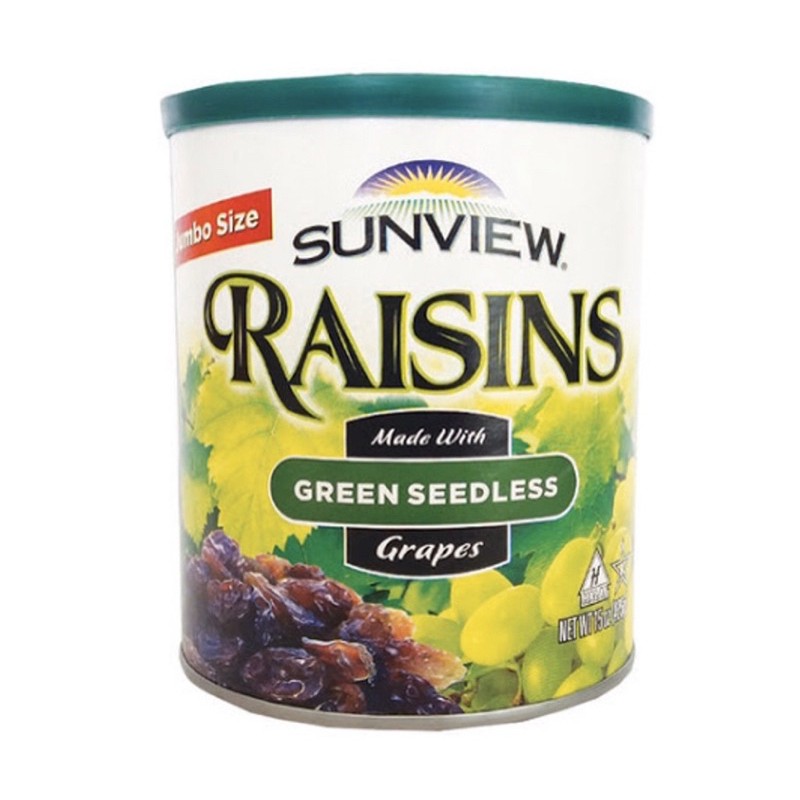 Jual Sunview raisins green seedless grapes 425 gr | Shopee Indonesia