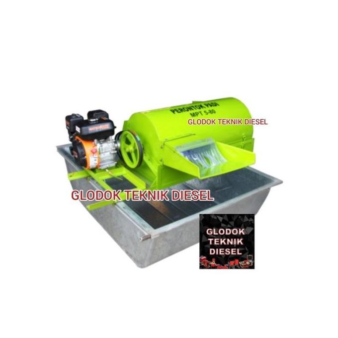 Jual Mesin Perontok Padi Plus Tray Nampan Mahkota Mpt 5-80 Original ...