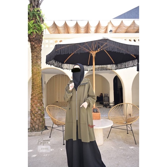 Jual Rayme Jaket by Khumaira Syari (jacket panjang) | Shopee Indonesia