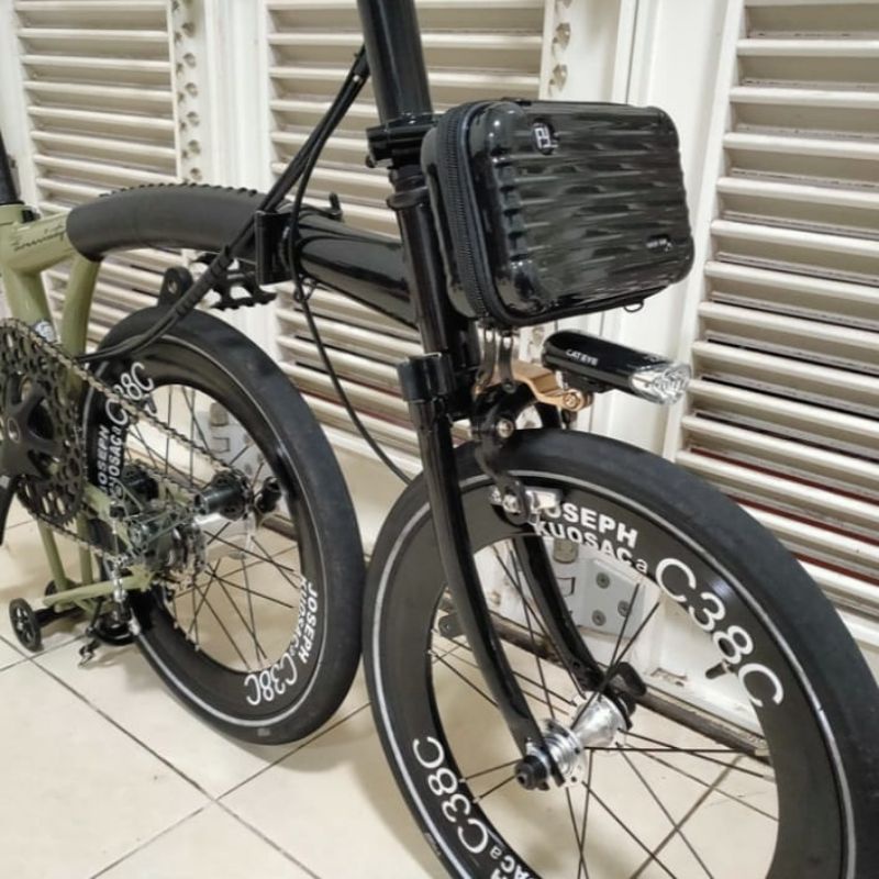 Jual Tas front block sepeda lipat ( alumunium front block ) | Shopee ...