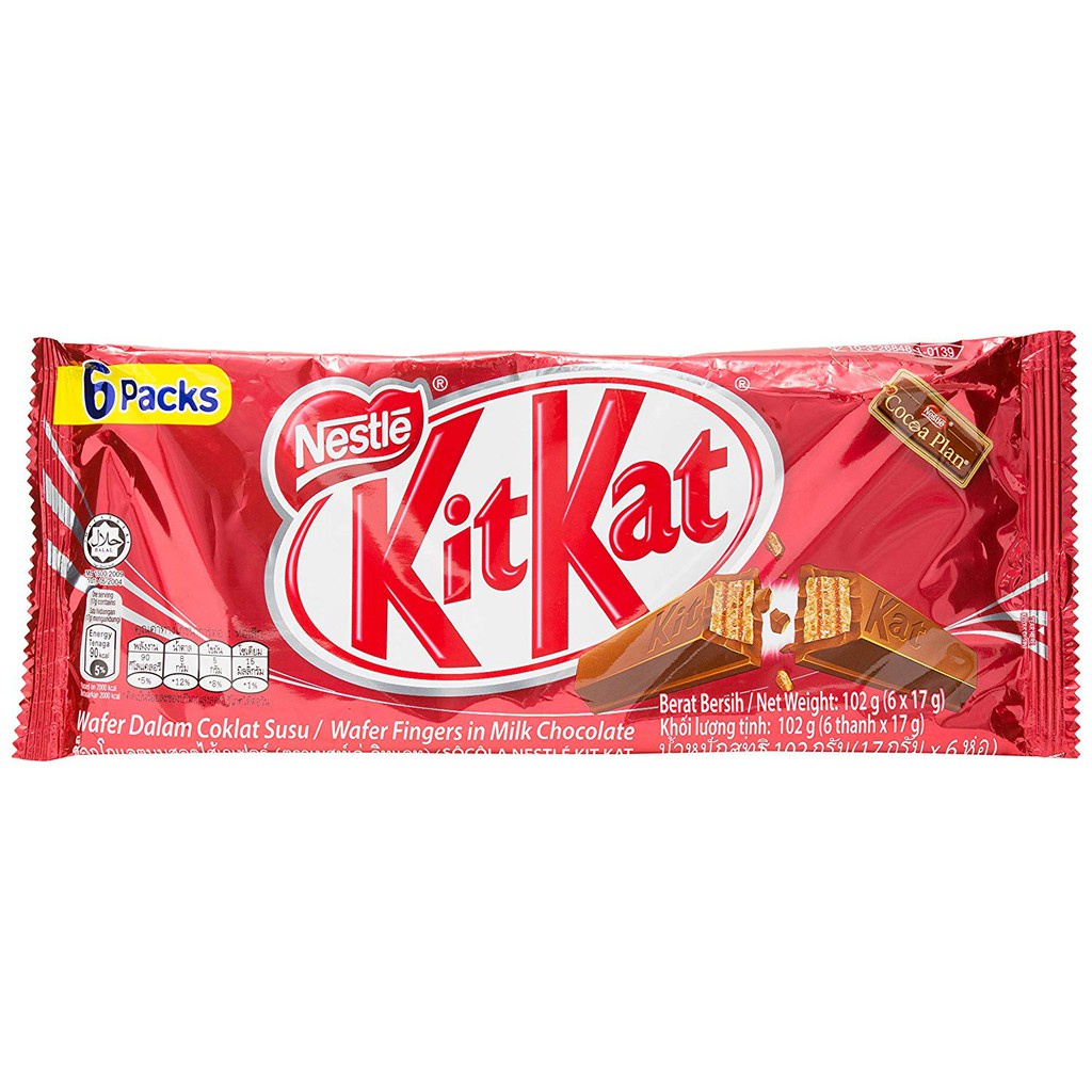 Jual KIT KAT 2F PACK 6X17 G | Shopee Indonesia