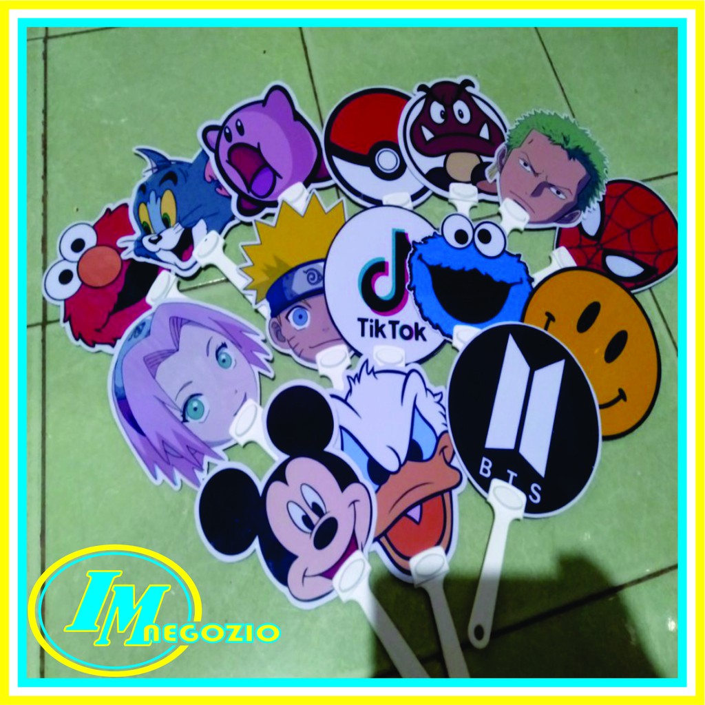 Jual Kipas Tangan (Hand Fan) PVC CUSTOM Anime Kpop Foto / SOUVENIR ...