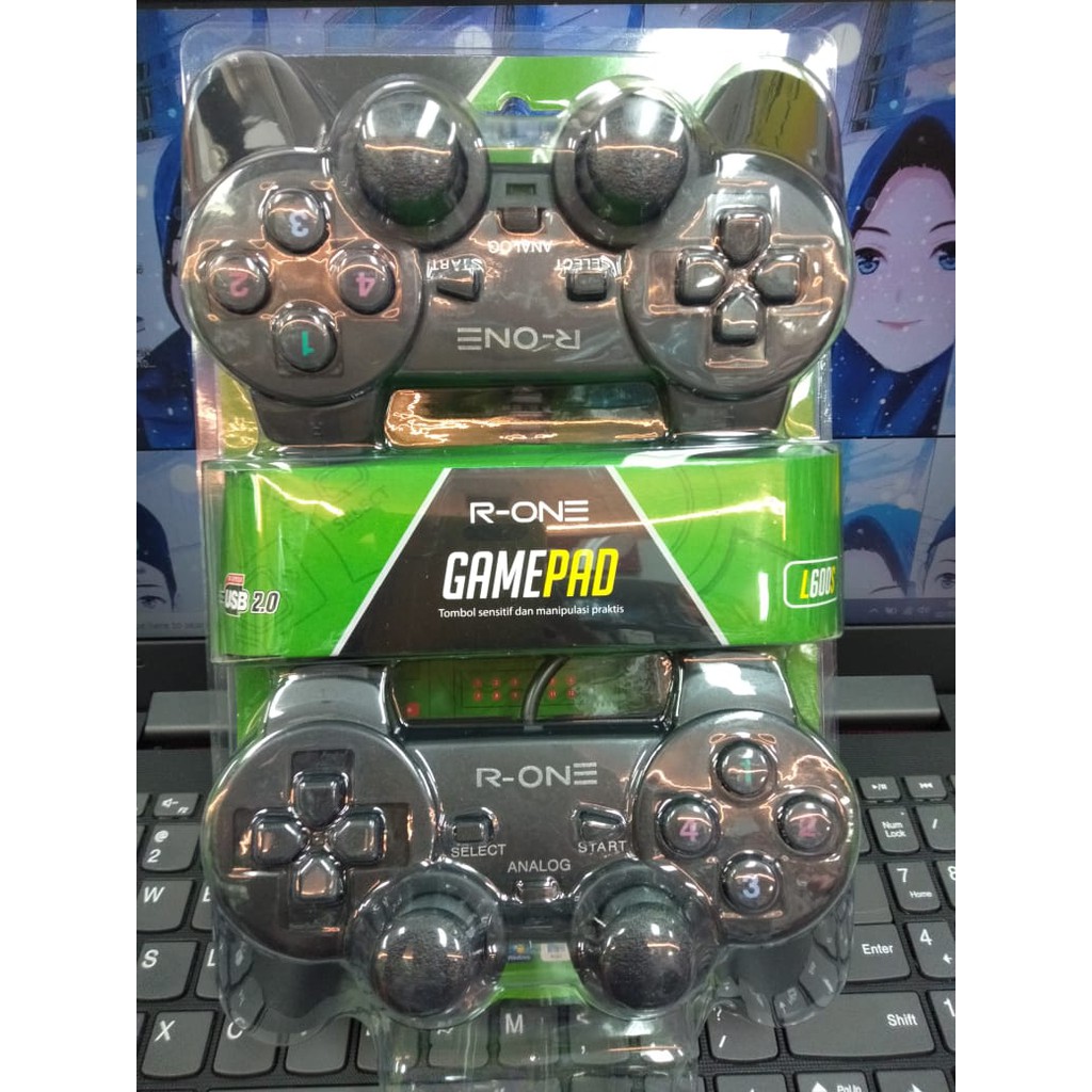 Jual M-TECH Stick Ps Usb Laptop Gamepad Pc Double Hitam | Shopee Indonesia