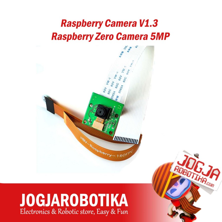 Jual Raspberry Pi Camera 5MP Rev 1.3 for Raspberry Pi 3 B B+ 4 Zero ...