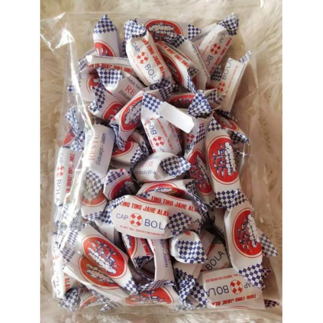 Jual Permen Ting Ting Jahe bungkus kertas Permen Jadul enak | Shopee ...