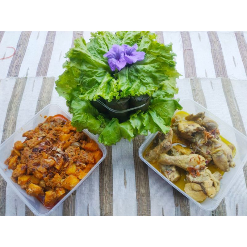 Jual Paket Menu Rantangan 5 porsi | Shopee Indonesia