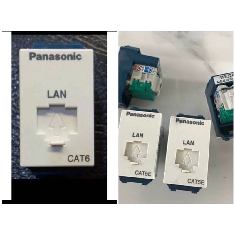 Jual Wej 2488 / 24886 panasonic putih Category cat 5 / 6 modul data ...