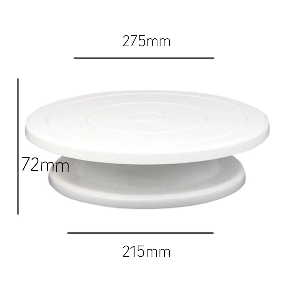 Jual MEJA PUTAR PLASTIK / CAKE STAND MEJA PUTAR CAKE JC45166 | Shopee ...