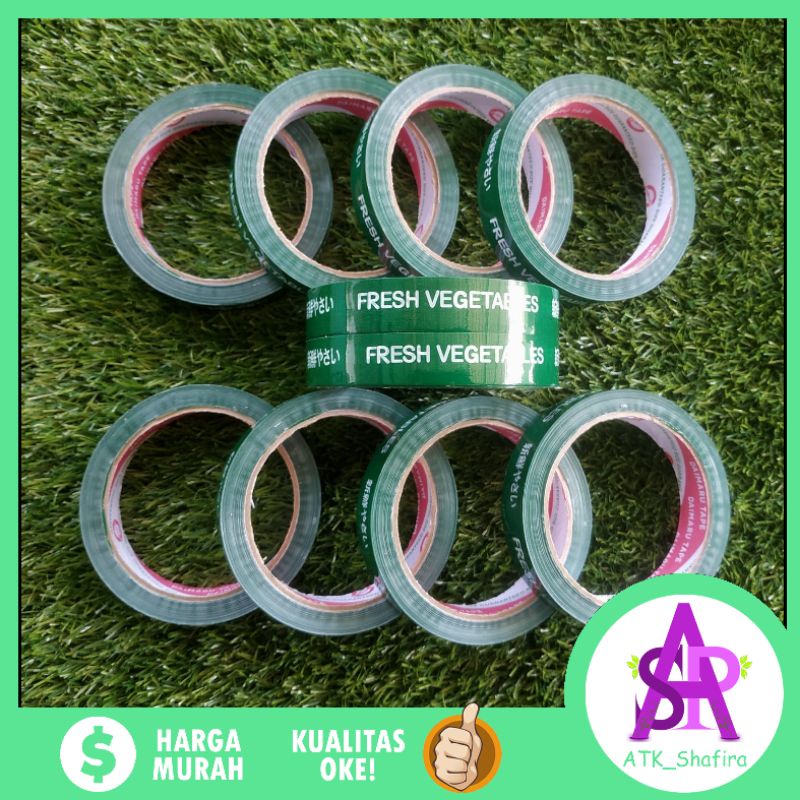 Jual PLESTER SELOTIP ISOLASI FRESH VEGETABLE PACKING SAYUR | Shopee ...