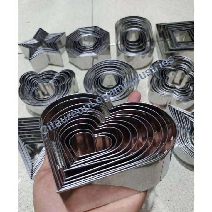 Jual Ring cutter set bulat/cutter kue/cookie kue/cetakan kue/ring ...