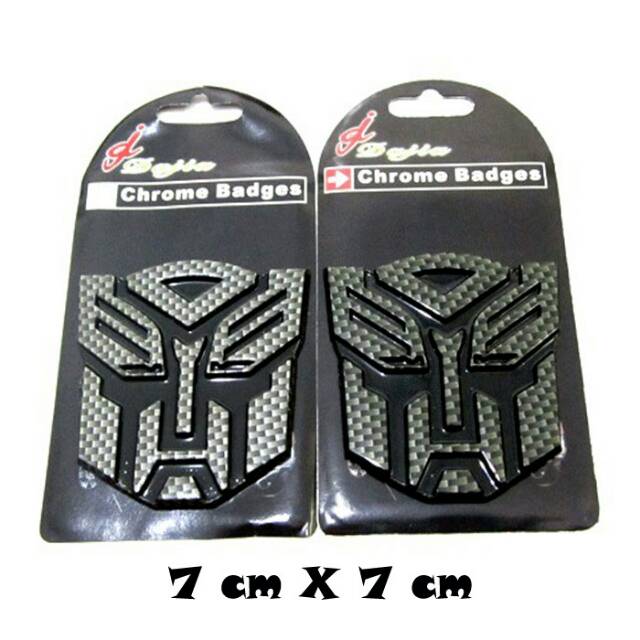 Jual Transformer Emblem Karbon A ( 7 cmx7cm ) | Shopee Indonesia