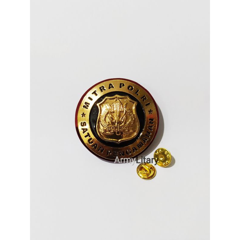 Jual mitra polri satpam / security pin | Shopee Indonesia