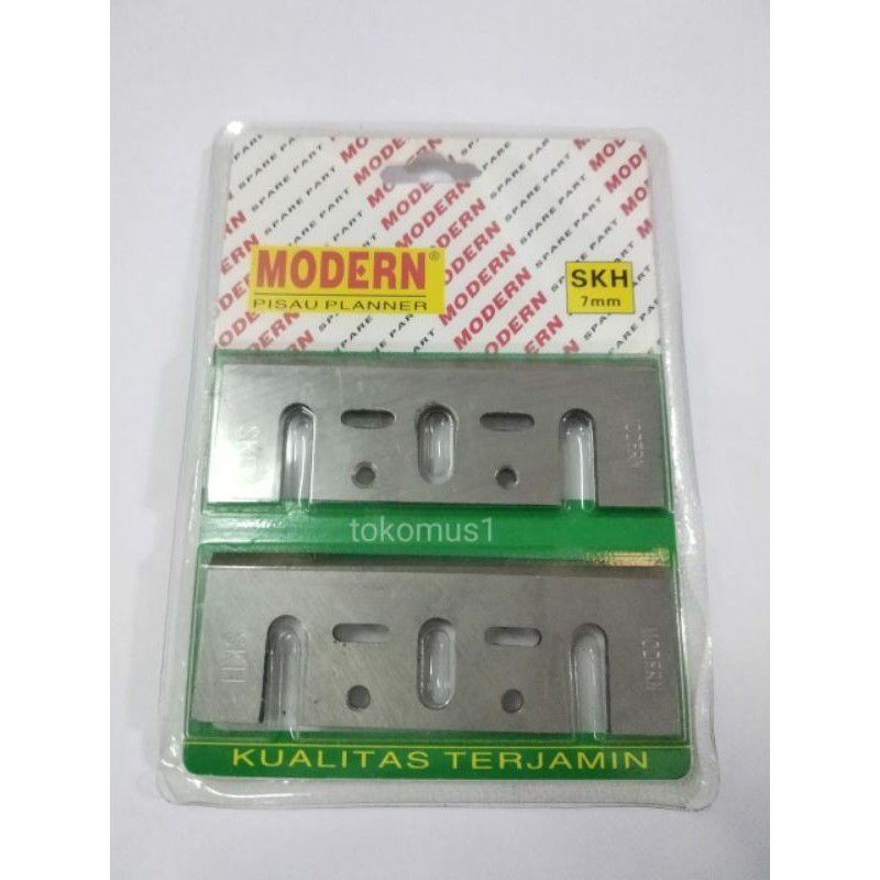 Jual MATA SUGU PISAU SERUT PLANER BLADE HSS SKH MODERN 7 MILI | Shopee ...