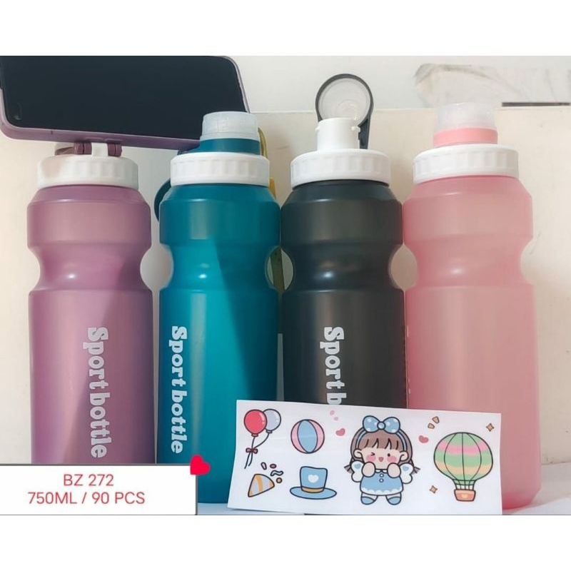 Jual Botol sport import plus stikerUk 750ml (fzl) | Shopee Indonesia