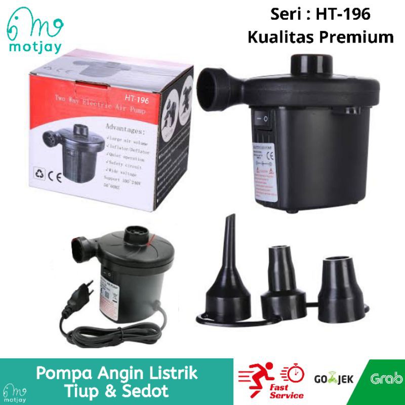 Jual Pompa Angin Elektrik Pompa Angin Listrik 2 Arah | Shopee Indonesia