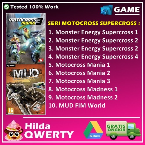Jual Motocross SuperCross Game Paket Lengkap SEMUA SERI untuk PC Laptop | Shopee Indonesia