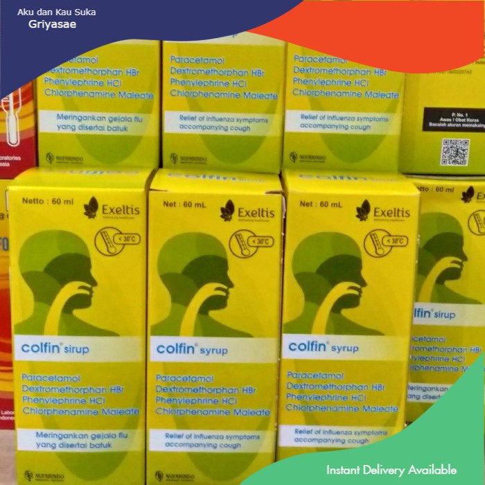 Jual colfin sirup 60ml | Shopee Indonesia