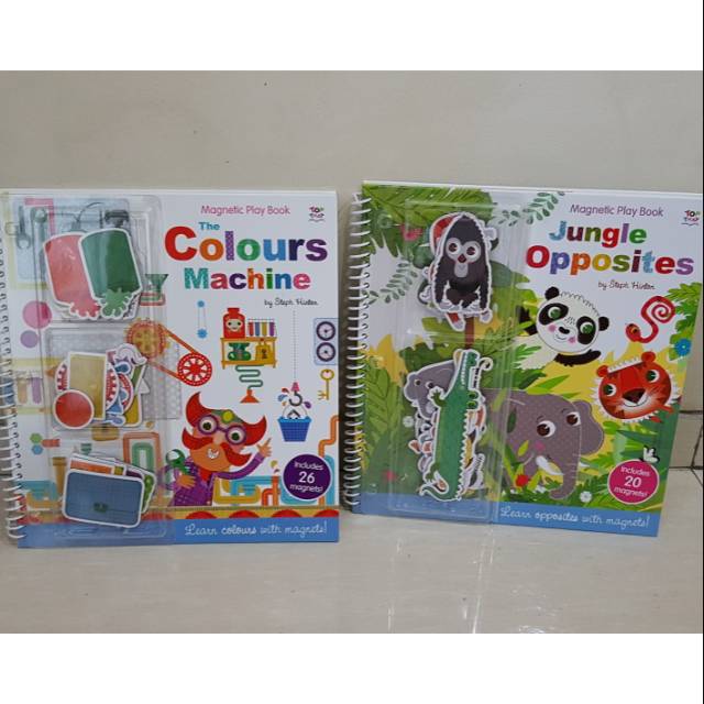 Jual Magnetic play book the colours machine | Shopee Indonesia