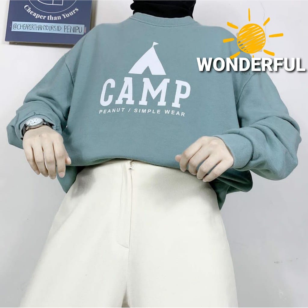 Jual CAMP SWEATER TEBAL | Shopee Indonesia