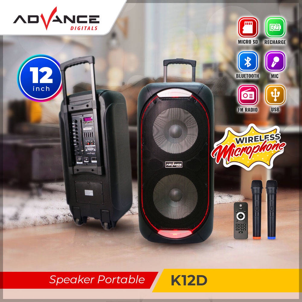 Jual Speaker Advance K-12 D ( Bass + Mic ) | Shopee Indonesia