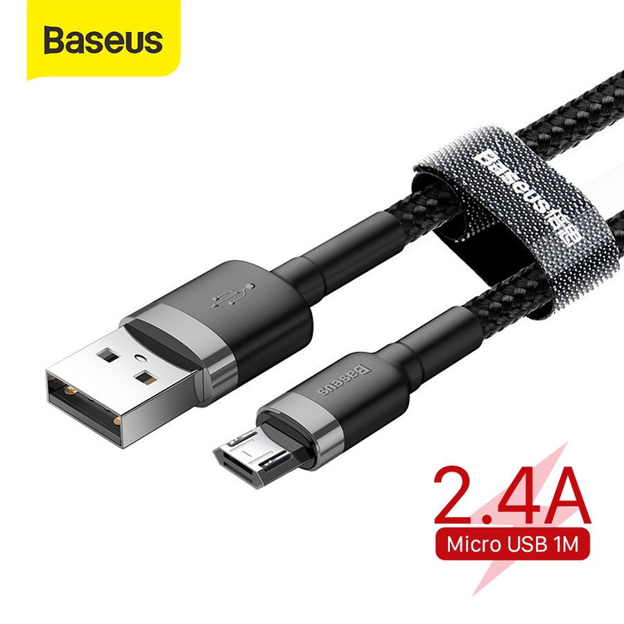 Jual Kabel Data Micro USB BASEUS Cafule Cable for Micro ORIGINAL GARANSI | Shopee Indonesia