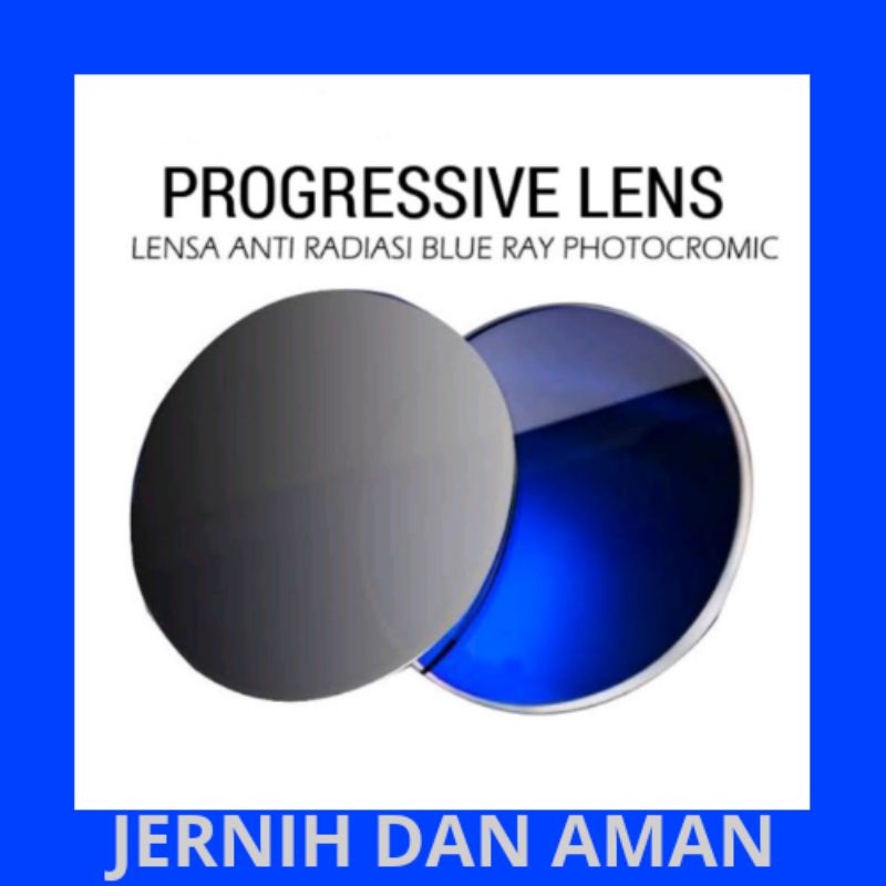 Jual LENSA KACAMATA PROGRESIF (TERBAIK) BLUECROMIC BLUECHROMIC ...