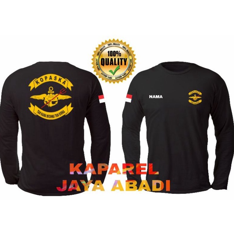 Jual Kaos Logo Kopaska/Baju Kopaska/Atasan Pria Wanita Kopaska Komando ...