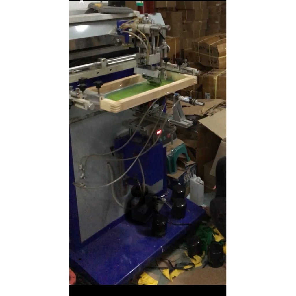 Jual Mesin Sablon Otomatis + Kompresor 2PK | Shopee Indonesia
