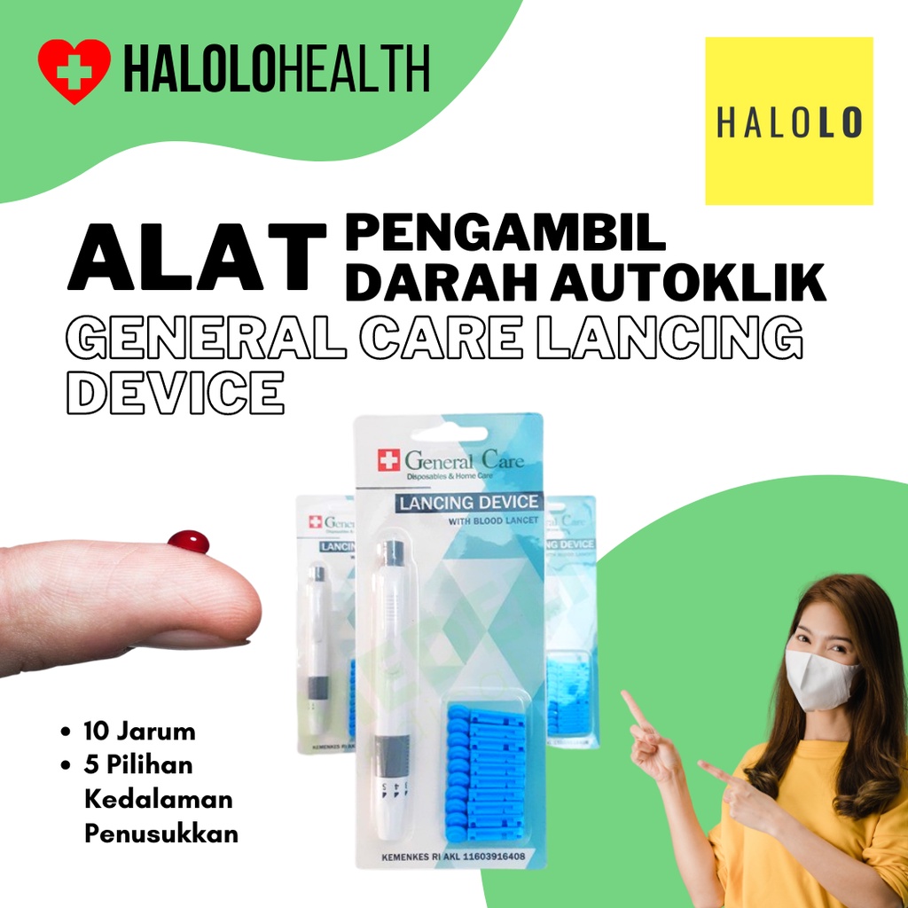 Jual Lancing Device Pen Bekam General Care Alat Pengambil Darah ...