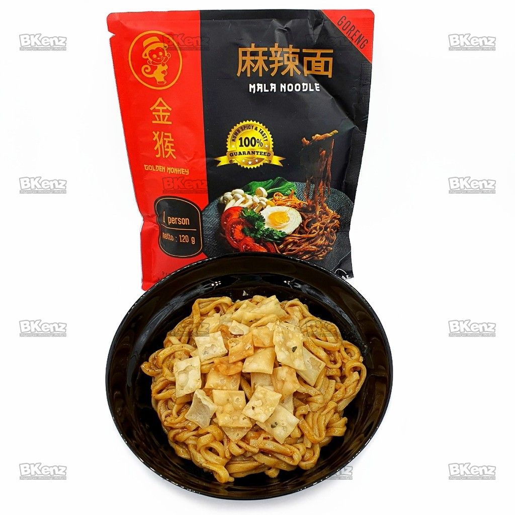 Jual Golden Monkey Mie Instan Goreng / Kuah Mala – Malatang Hotpot ...