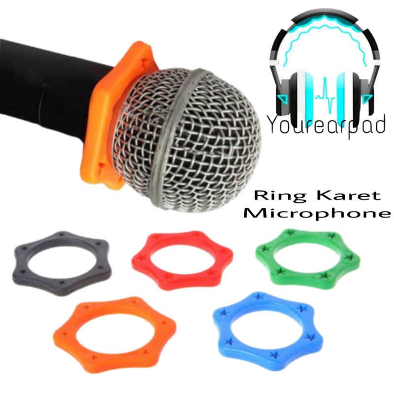 Jual Ring Mic Karet Anti Slip / Cincin Gelang Pelindung Microphone ...