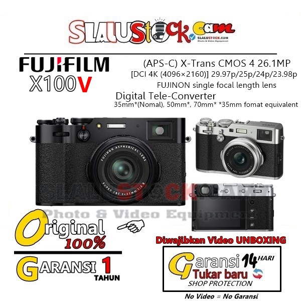 Jual Fujifilm X100V / Camera Fuji X100V Mirrorless Camera / fuji x 100v ...