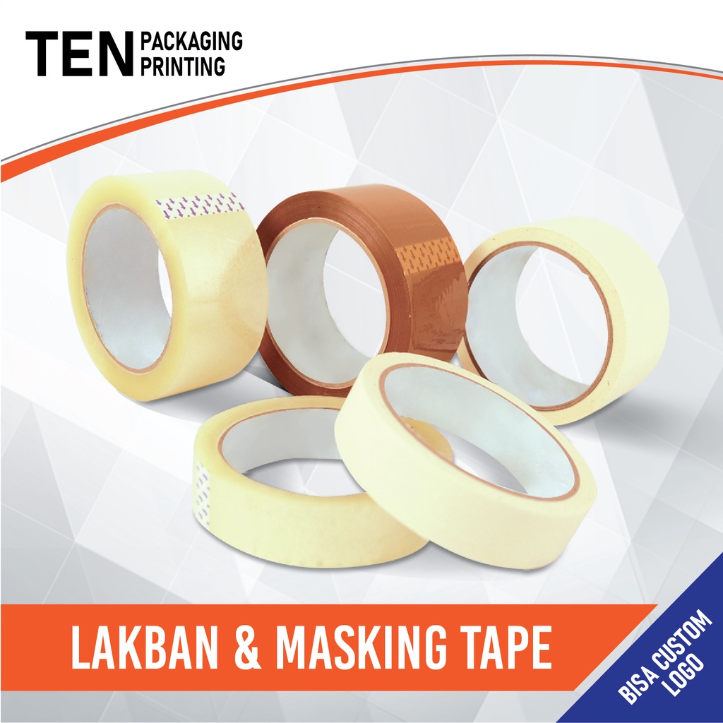 Jual LAKBAN DAN MASKING TAPE 48mm KUALITAS DAIMARU TERMURAH/ Solatip ...