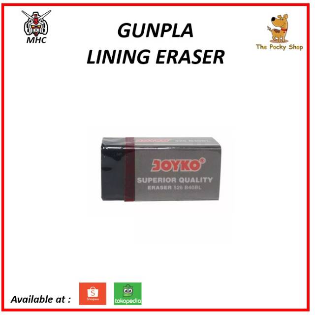 Jual Gunpla Gundam Joyko Eraser 4pcs (526 B40BL) | Shopee Indonesia