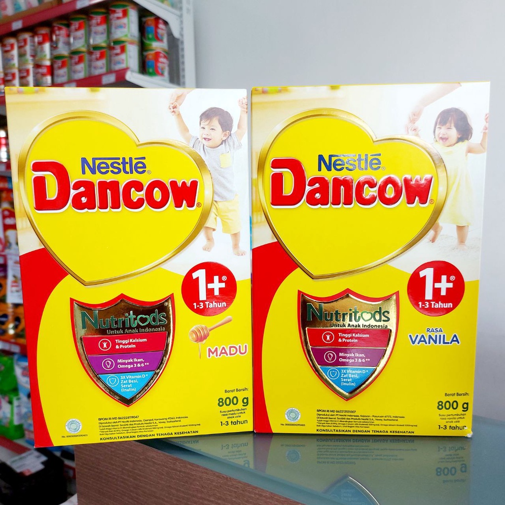 Jual Nestle Dancow 1+ Nutritods Susu Pertumbuhan Rasa Vanila & Coklat 1 ...
