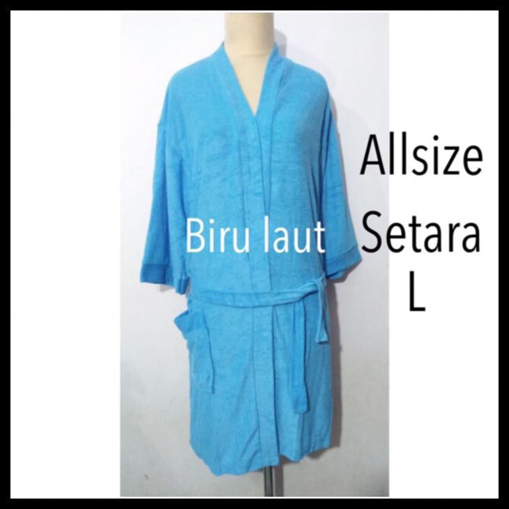 Jual Baju Handuk Kimono Mandi Dewasa Warna Polos Limited Edition ...
