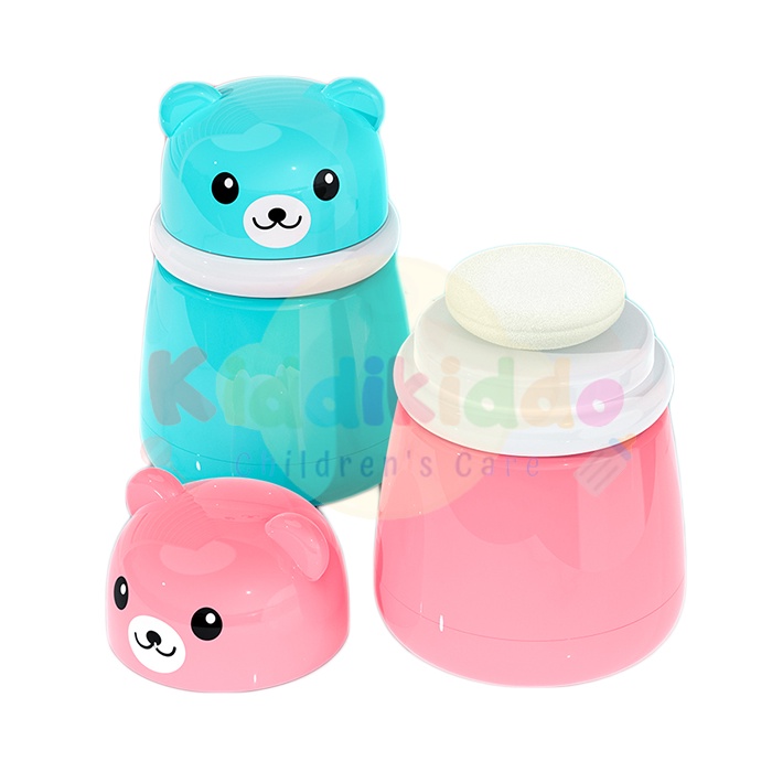 Jual Kiddikiddo Botol Bedak Tabur Anak Beruang Travel Lucu | Shopee ...
