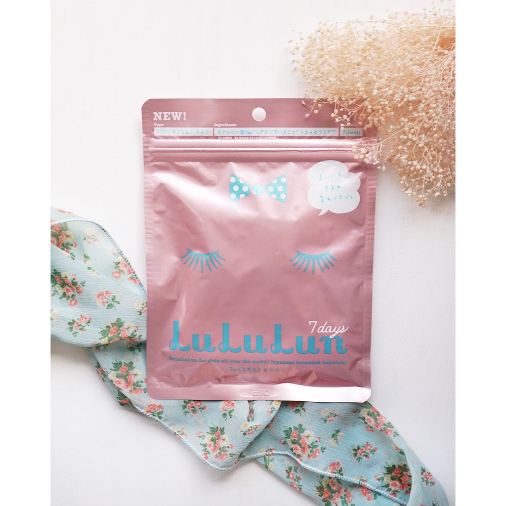 Jual Lululun Face Mask 7 Sheet Masker Wajah Ori Jepang | Shopee Indonesia