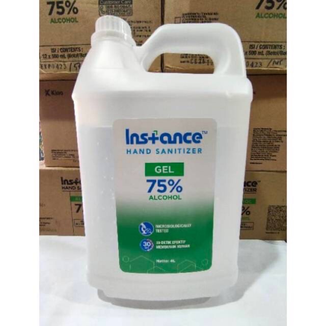 Jual Instance Hand Sanitizer Gel 4 liter / Hand Sanitizer Gel Instance 4 Liter | Shopee Indonesia