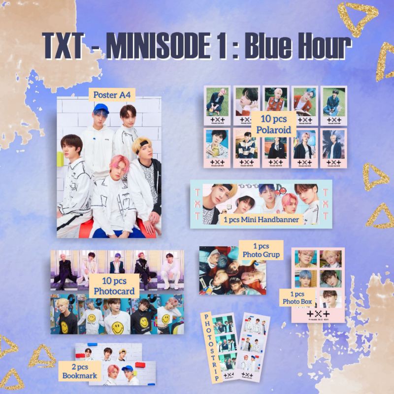 Jual (READY) FANKIT TXT - MINISODE 1: Blue Hour/ PAKET TXT - MINISODE 1 ...