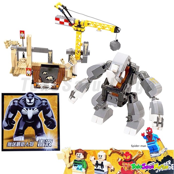 Jual Brick Heroes Assemble SY 511 Rhino and Sandman Super Villain Team ...