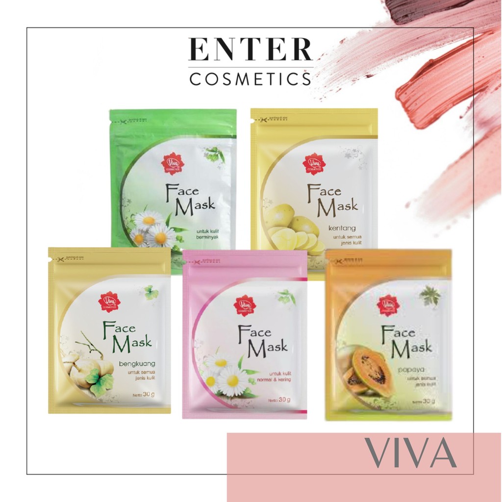 Jual Viva Face Mask Sachet ukuran 30 g | Shopee Indonesia