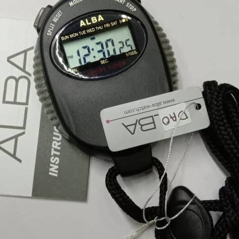 Jual Stopwatch Stopwatch Alba Original Sw-01 Hitam Original 100% Alba ...