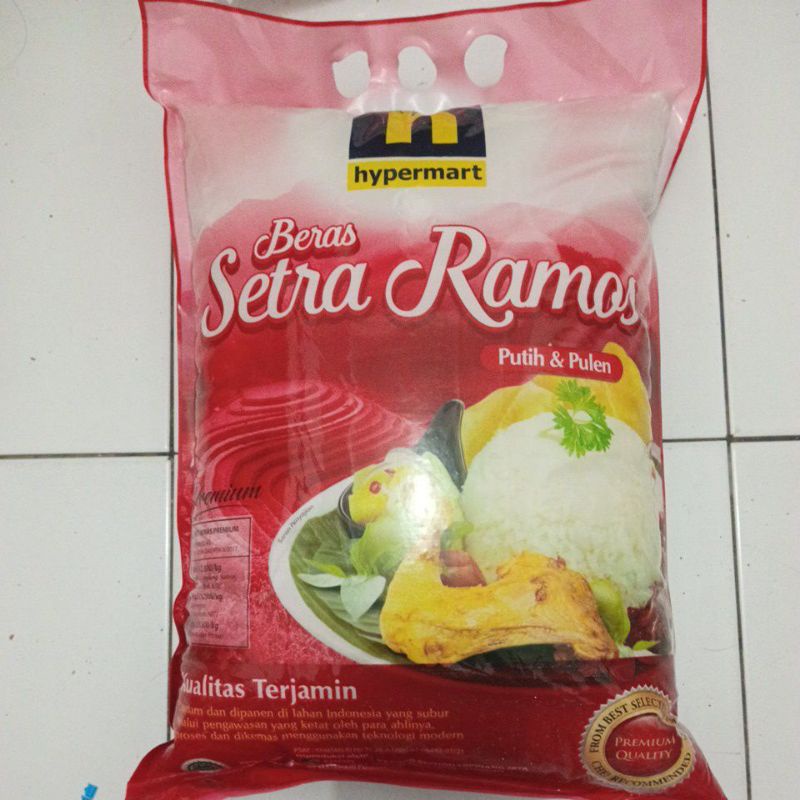 Jual Beras Setra Ramos Putih dan Pulen 5 Kg | Shopee Indonesia