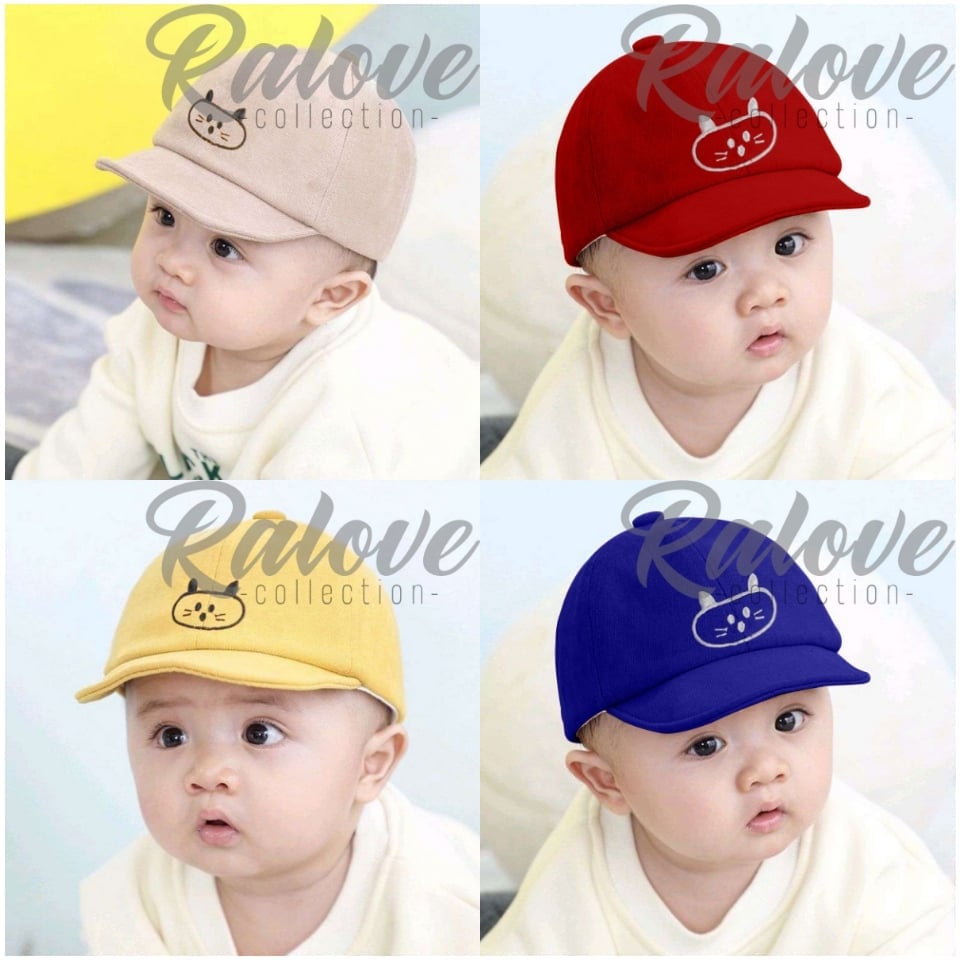 Jual TOPI ANAK KARAKTER LITTLE CAT // TOPI ANAK TERBARU // TOPI ANAK ...