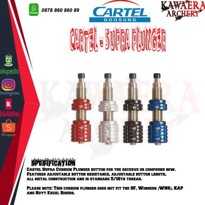 Jual Plunger Cartel Button/Cusion Plunger Panah/Panic Button Panah ...