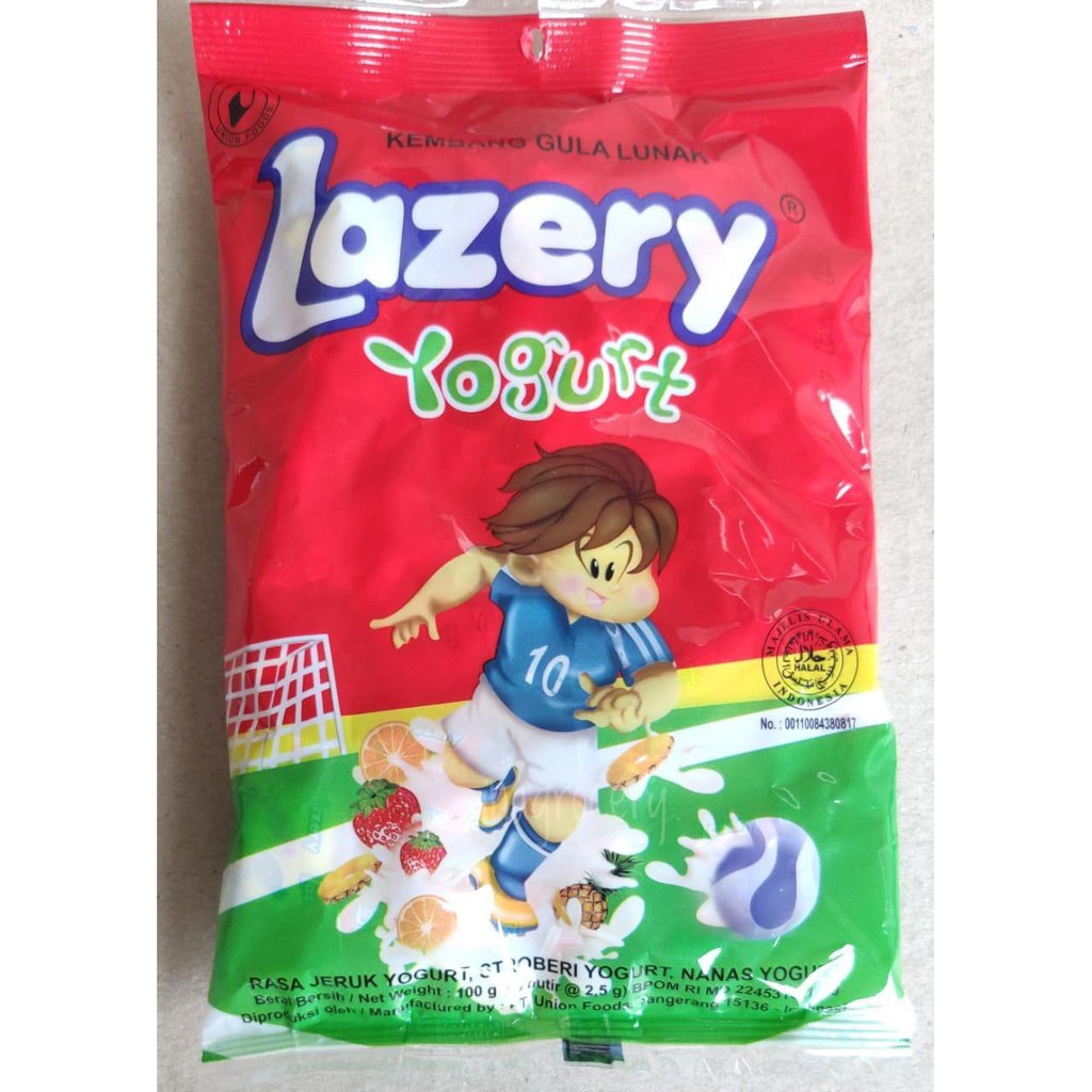 Jual LAZERY YOGURT CANDY 100gr 40pcs | Shopee Indonesia